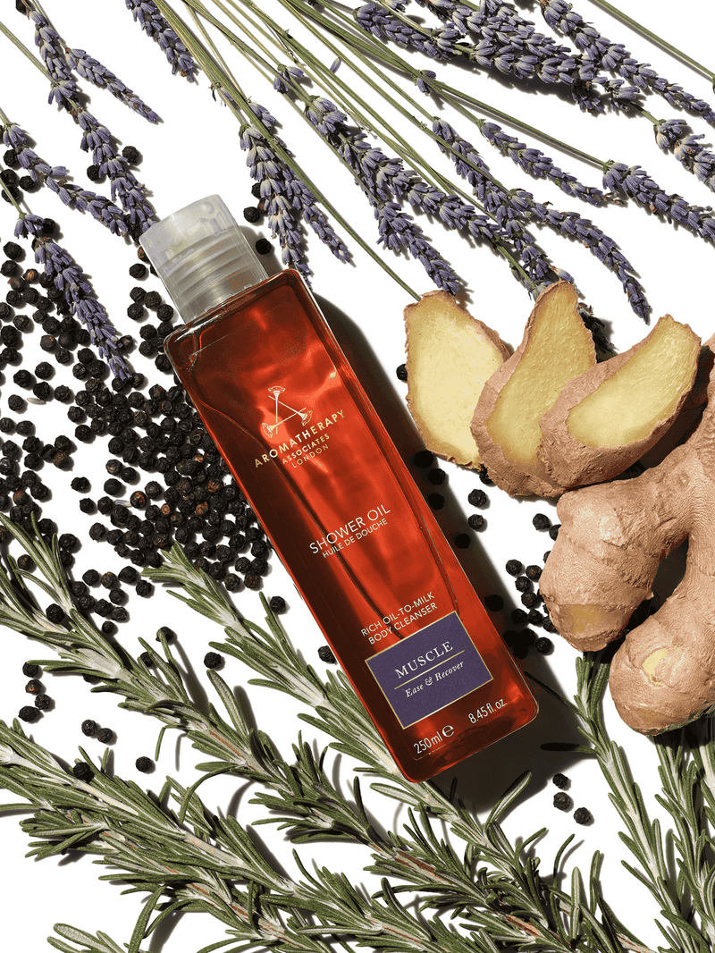 De-Stress Muscle Shower Oil – Aromatherapy Associates